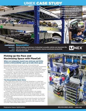 FlowCell Flow Racks for Automotive Manufacturing