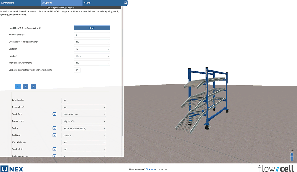 Build Your Own Flow Racks with a Free Flow Rack Design Tool!