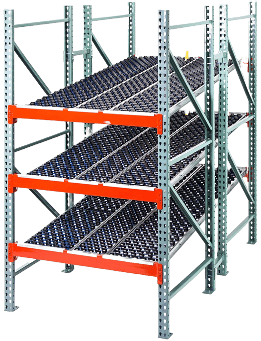 Creating FIFO Storage With Carton Flow Rack Systems