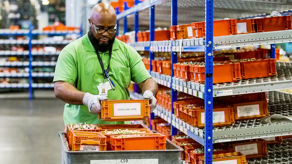 Creating Manufacturing Supermarkets With FlowCell and Roller Rack